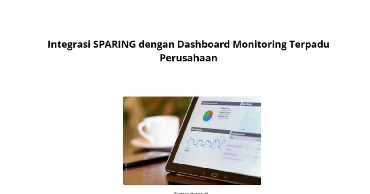 Integrasi SPARING dengan Dashboard Monitoring Terpadu Perusahaan